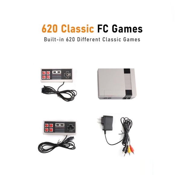 Other | Retro Classic Game Console Mini Classic Game System Builtin 62 Classic Games | Poshmark